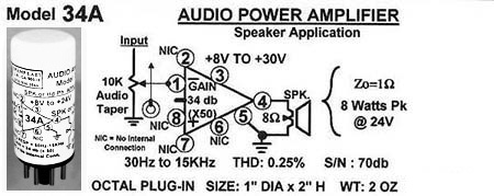Model 34A Audio Power Amp | Opamp Labs Inc.